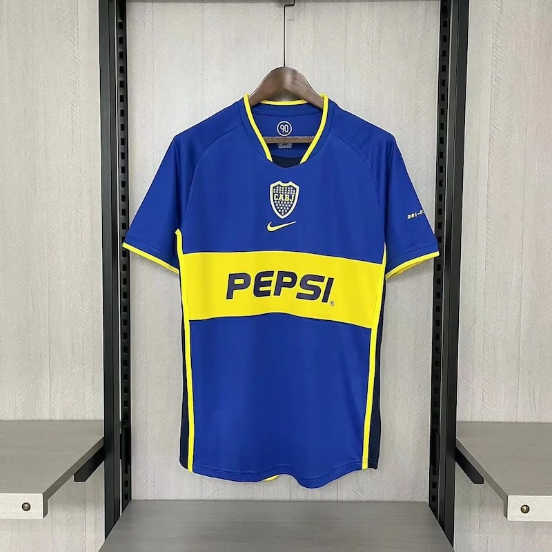Camisa Retrô Boca Juniors 2002/03 Home – beltsports